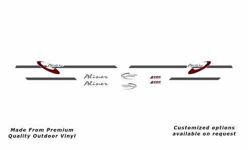 Avan Aliner Decal Kit 2002-2011 Replacement Vinyl Decals & Stickers ...