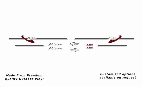 Avan Aliner Decal Kit 2002-2011 Replacement Vinyl Decals & Stickers ...