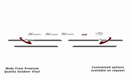 Avan Aliner Decal Kit 2002-2011 Replacement Vinyl Decals & Stickers ...