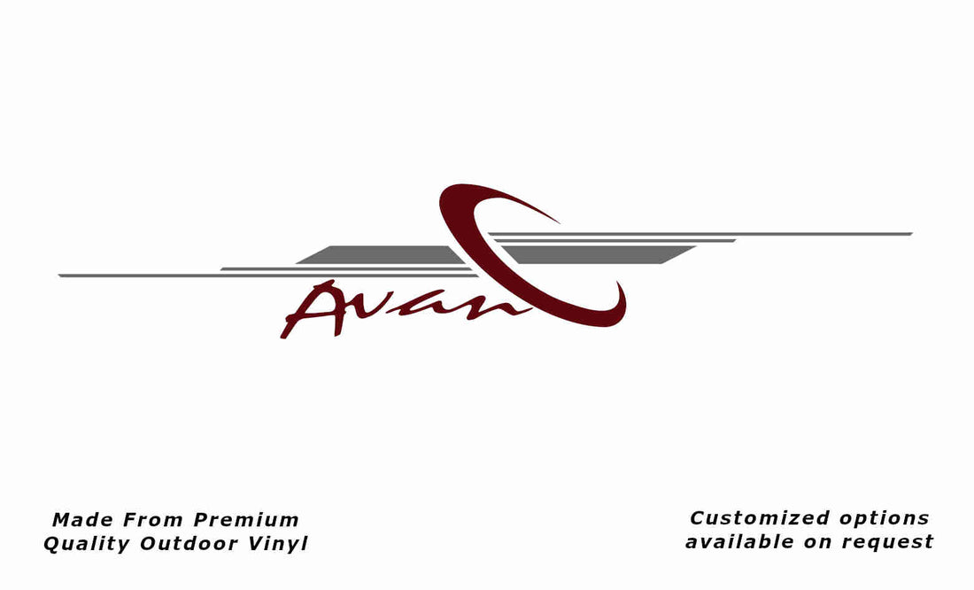 Avan Rear 2002-2011 Caravan Replacement Decals & Stickers