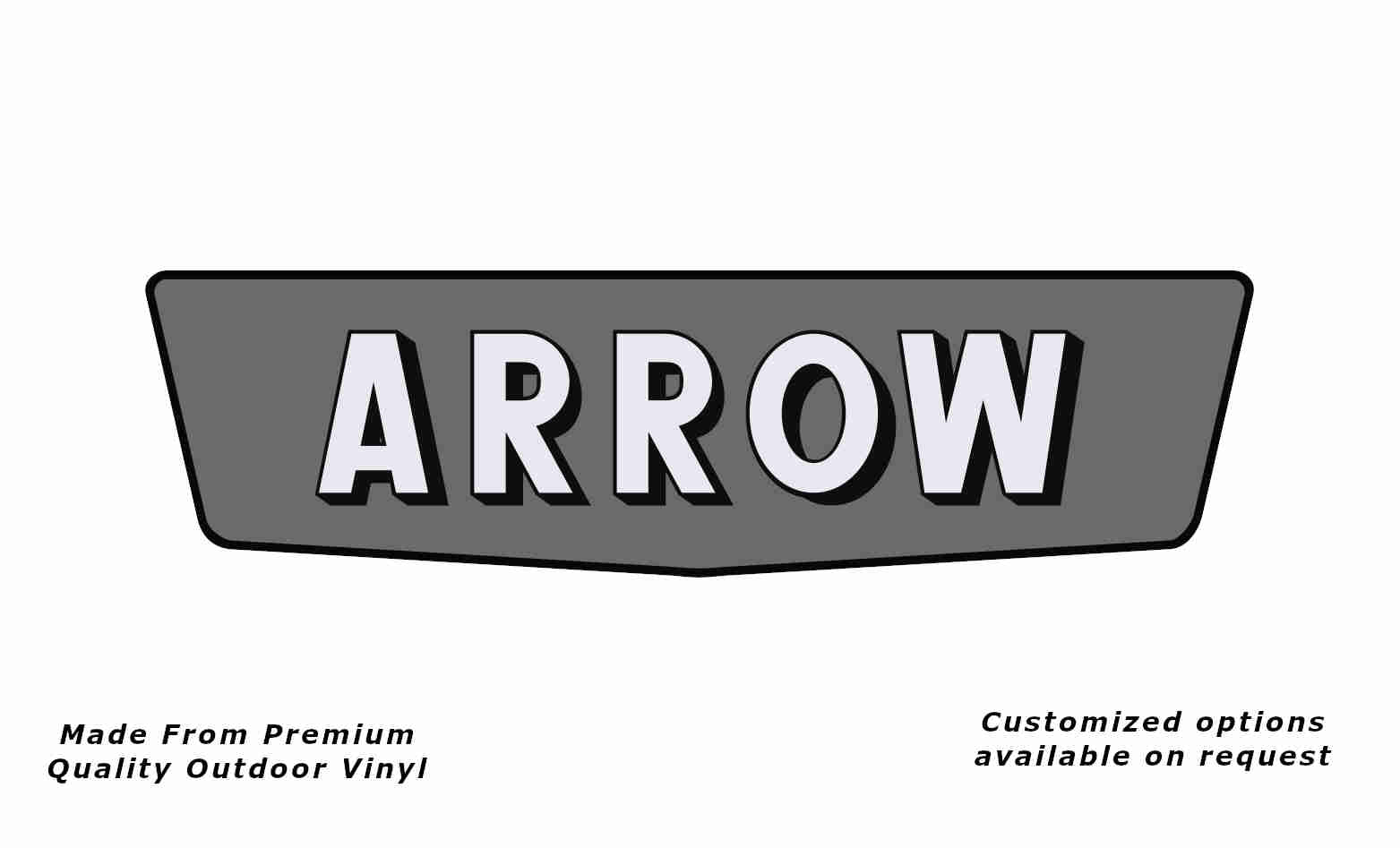 Franklin Arrow Caravan Replacement Decals & Stickers – Katowse Decal ...
