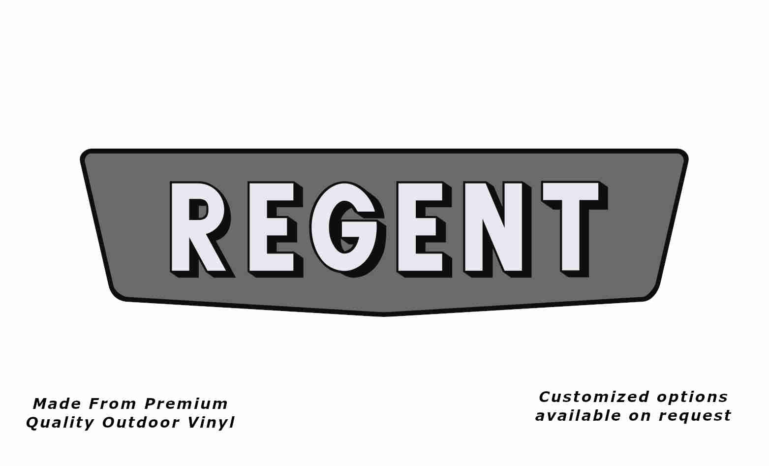 Franklin Regent Caravan Replacement Decals & Stickers – Katowse Decal ...
