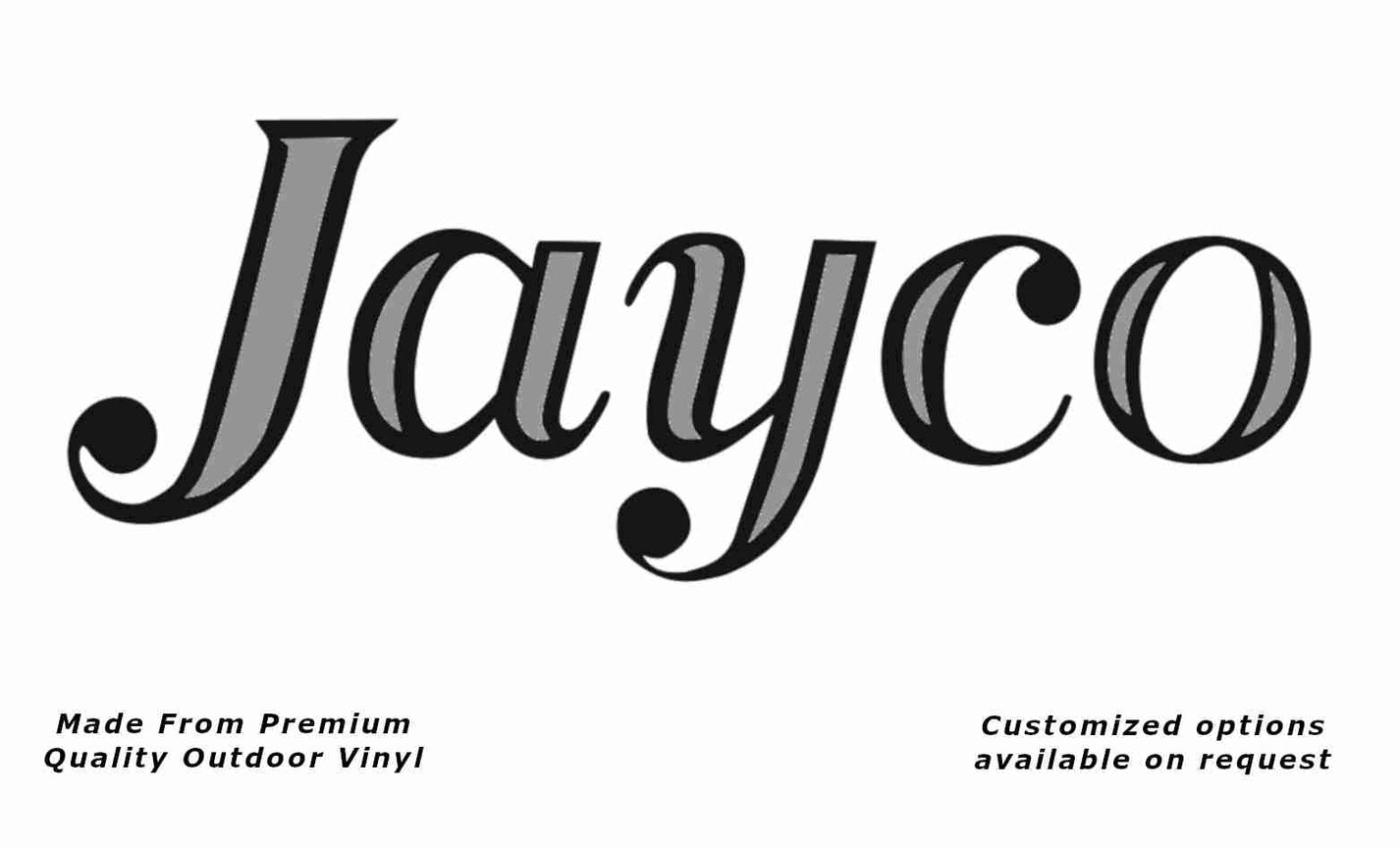Jayco 1980s Infilled Caravan Replacement Vinyl Decals & Stickers ...