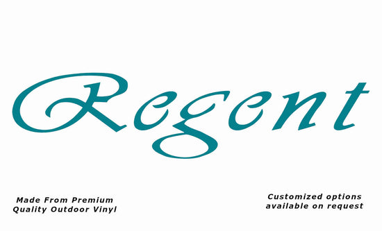 Regent 1994-2007 Caravan Replacement Vinyl Decals & Stickers – Katowse ...